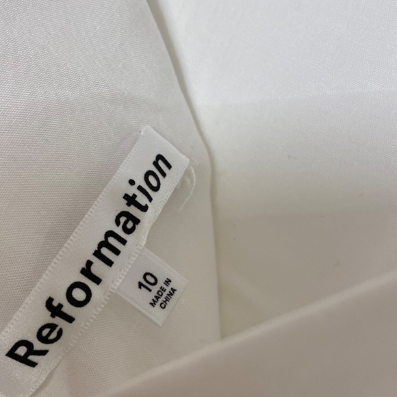 Reformation | Dresses | Reformation Zenni Dress In Ivory | Poshmark